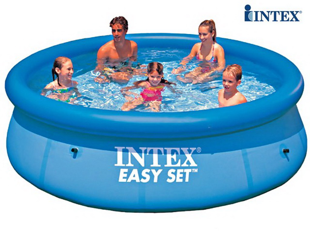 Piscine hors-sol autoportante Intex EASY SET ronde Ø305 x 76cm bleue ...