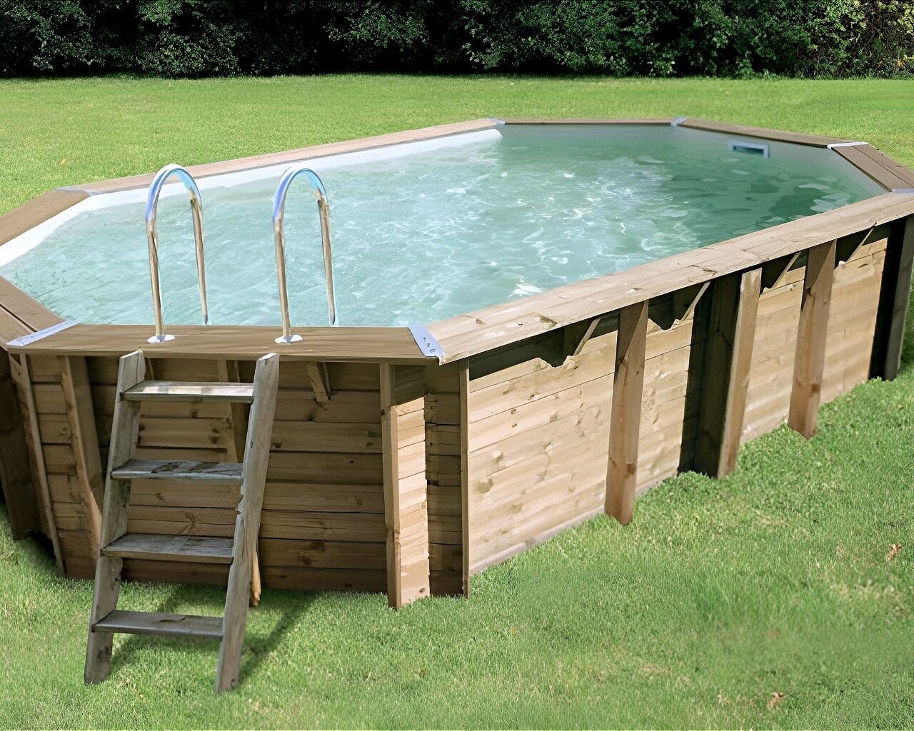 Liner Piscine Hors Sol Bois