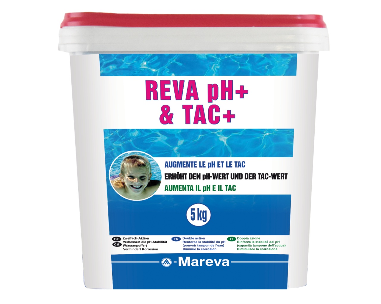 Traitement Mareva REVA-PLUS double action pH+ et TAC 5 kg