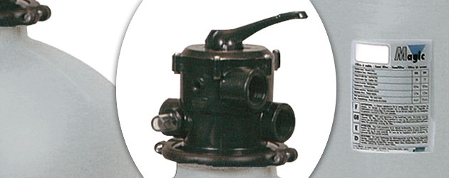Filtre à sable MAGIC MT500 EH 10m3/h avec vanne 1 | AquaPiscine.com